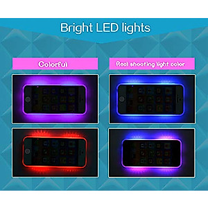 YOYOSTORE Child's Interactive My First Own Cell Phone - Play to learn, touch screen with 8 functions and dazzling LED lights