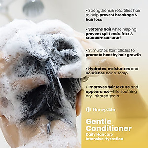 Deep Conditioner for Hair Growth - Nourishing Hair Conditioner for Hair Loss, Eczema and Psoriasis Relief - Hair and Scalp Moisturizer and Conditioner for Dry Hair (16oz)