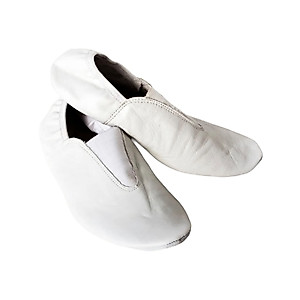 TW Leather Gymnastic Shoe (White, us_Footwear_Size_System, Adult, Women, Numeric, Medium, Numeric_6)