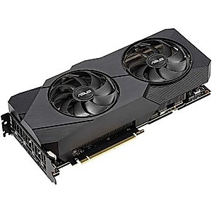 ASUS GeForce RTX 2080 SUPER Overclocked 8G GDDR6 Dual-Fan EVO Edition VR Ready HDMI DisplayPort 1.4 Graphics Card (DUAL-RTX2080S-O8G-EVO) (Renewed)
