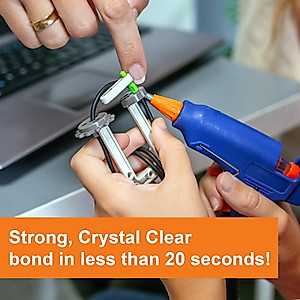 Mini Hot Glue Sticks for Glue Guns, 50-Piece Hot Glue Sticks, 5.8" Long x 0.27" Diameter, Small Size, Hot Glue Gun Sticks Versatile for Crafts, DIY Home Decor and Gluing Projects