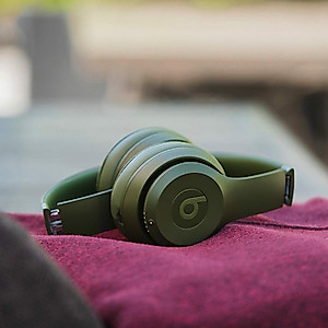 GIGRIN Replacement Ear pads for Beats Solo 3 Wireless Headphones & Beats Solo2 Headphones, Soft Protein Leather, Increase thickness (Turf Green)