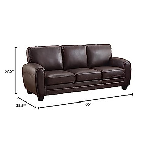 Lexicon Murcia Living Room Sofa, Brown