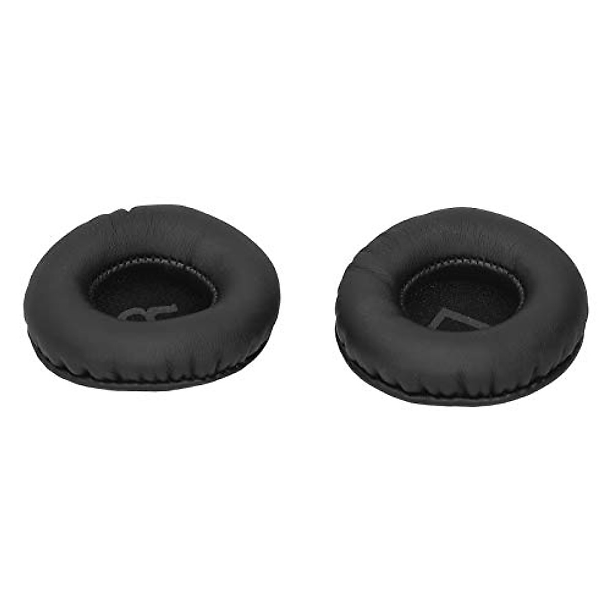 Shanrya 65mm Ear Pad, Easy to Install Headphone Earpad Comfortable Replacement Artificial Leather for Headphone Headset(Black)