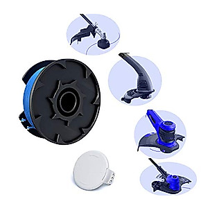 LEIMO KPARTS 0.065 String Trimmer Spool Line for Ryobi One+ AC14RL3A , 0.065" Autofeed Replacement Spools for Ryobi 18V, 24V, and 40V Cordless Trimmers (10 Pack)