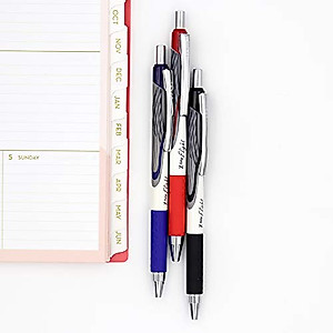 Zebra Pen Z-Grip Flight Retractable Pen, Bold Point, 1.2mm, Assorted colors, 36-Count