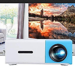 Mini Projector, 1080P Full HD LED Video Projector, Hologram Projector, Indoor/Outdoor Portable Projector, Ideal for Home/Camping/Travel/Party