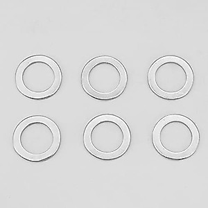 kipa Front Wheel Axle Hardware Kit Replacement for John Deere M143338 GX21931 R27434 Z9972H M123254 Hub Caps Thrust Washers E-Clips Pack-4