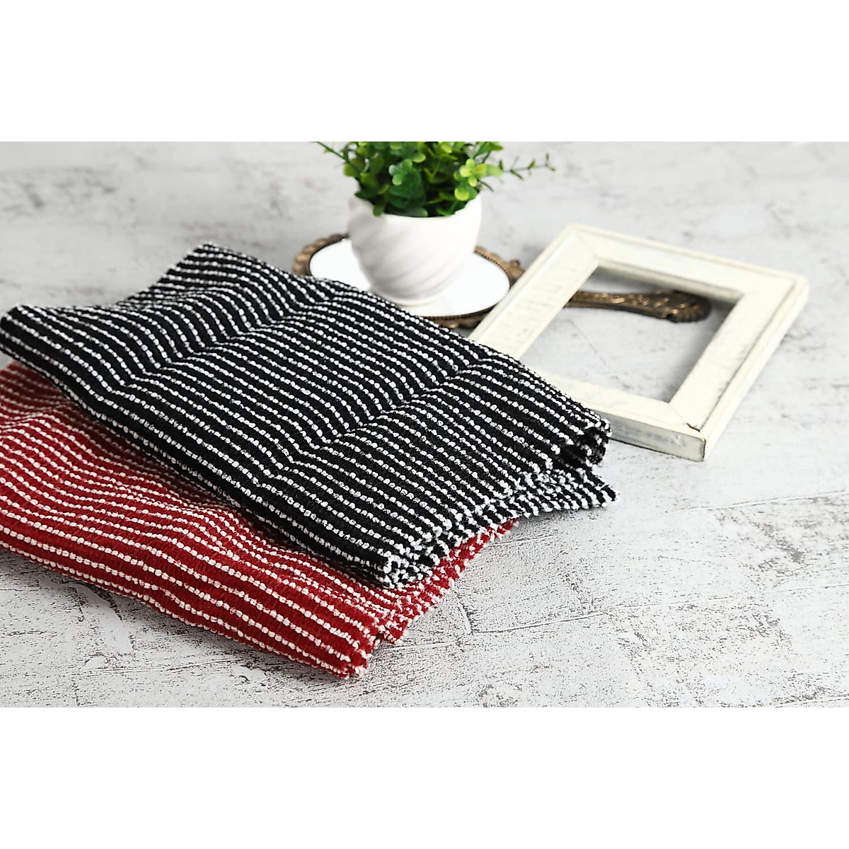 Exfoliating Washcloth [Made in Japan] Extra Long Exfoliating Towel Special Texture Makes Fluffy Foam Lather, Back Scrubber, Dead Skin Cell Remover, Loofah for Women and Men (Black)