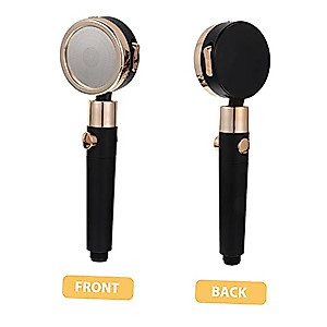 Yardwe 1 Set Pressurized Filter Shower Waterfall Showerhead Suit Hand Shower Shower Sprinkler Head Removable Shower Head Water Saving Shower Head Shower Nozzle Replacement Shower Head Rim