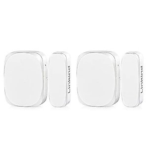 Linkind Door Window Sensor, Zigbee-White, for Use with Linkind Home Security System, Automation with Linkind Smart Zigbee LED Lights, Linkind Hub Required (NOT Included), 2-Pack
