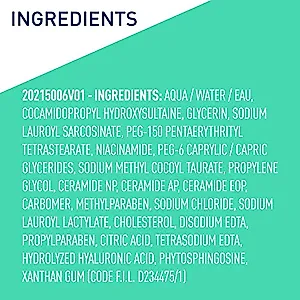 CeraVe Foaming Facial Cleanser | Daily Face Wash for Oily Skin with Hyaluronic Acid, Ceramides, and Niacinamide| Fragrance Free Paraben Free | 16 Fluid Ounce