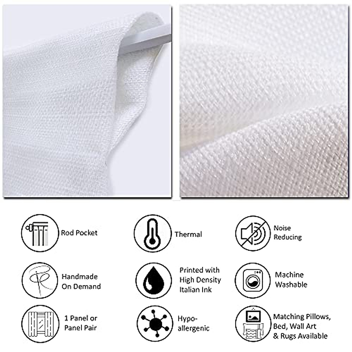 DesignQ Curtains 'Colorful Diamond Rock Jewelry Mineral' Curtains for Bedroom, Curtains for Living Room, Curtains & Drapes - Thermal Insulated - Single Panel-52x120