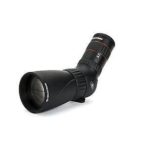 Celestron – Hummingbird 56mm Angled Spotting Scope – Ultra Portable Micro Spotting Scope – 9-27x Zoom Eyepiece – Fully Multi-coated and ED Glass Optics – Rubber Armored – Tripod Adaptable