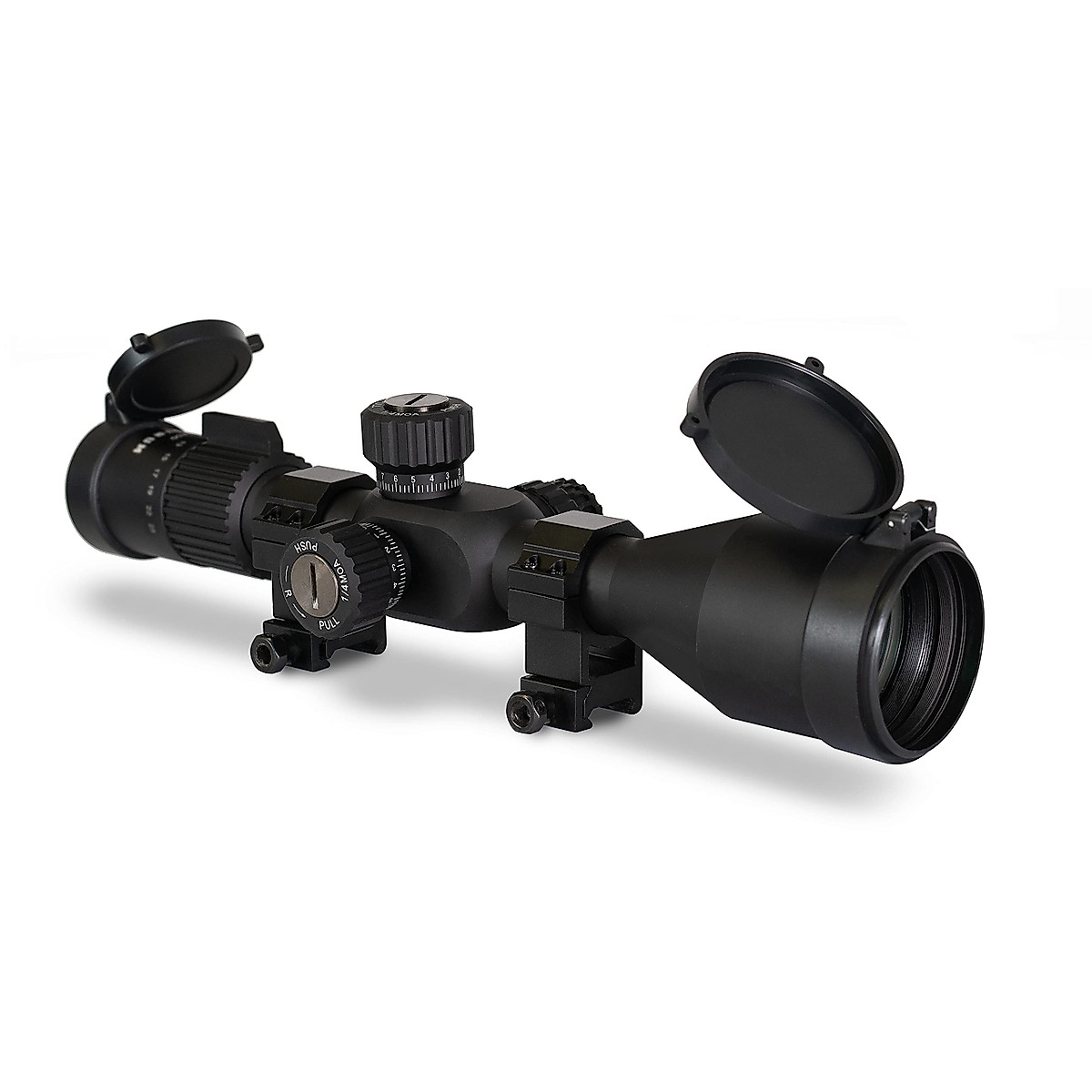 Monstrum G3 3-18x50 First Focal Plane FFP Rifle Scope with Illuminated MOA Reticle and Parallax Adjustment | Black