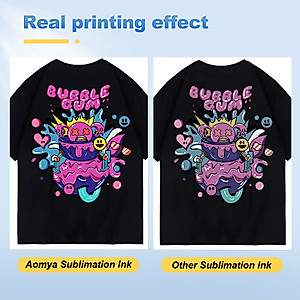 Aomya Sublimation Ink Refill Compatible with Epson EcoTank Supertank Inkjet Printer ET-2800 ET-2803 ET-2850 ET-2720 ET-15000 ET-4760 ET-2400 Heat Transfer on Mug/Tumbler/T-Shirt
