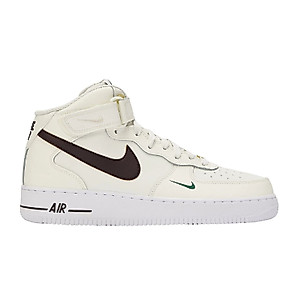 Nike Air Force 1 Mid '07 Lv8, Sail/Brown Basalt-malachite, 12