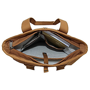 Carhartt Legacy Women's Hybrid Convertible Backpack Tote Bag, Carhartt Brown