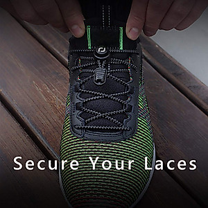 RJ-Sport 12 PCS Premium Nylon Shoe Lace End Clips, Zipper Pull Tabs