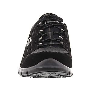 Skechers Women's Gratis Full Circle Sneaker, Black, 7.5 W US