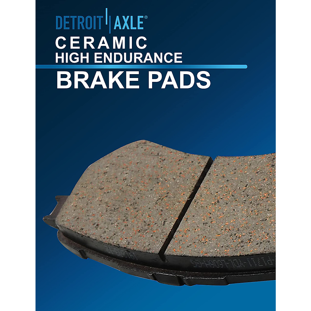 Detroit Axle - Front Brake Kit for Ford Escape Mazda Tribute Mercury Mariner Replacement Disc Brakes Rotors and Ceramic Brake Pads : 10.95" inch Rotors [for Vehicle with Rear Drum Brakes]