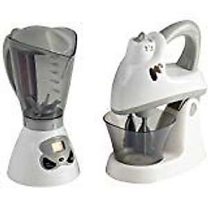 Constructive Playthings Play Kitchen Appliances, Kids Blender and Mixer Toy, Realistic Designs, Developmental Toddler Toys, Ages 3 Years and Up