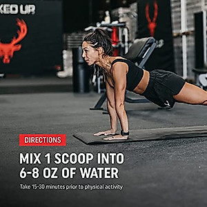 Bucked Up Pre Workout 6 Grams Citrulline, 2 Grams Beta Alanine, and 3 Other Registered trademarked Ingredients (Grape)