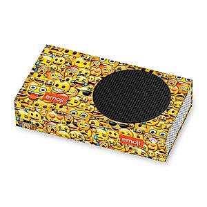 Head Case Designs Officially Licensed Emoji Smileys Art Patterns Vinyl Sticker Gaming Skin Case Cover Compatible with Xbox Series S Console