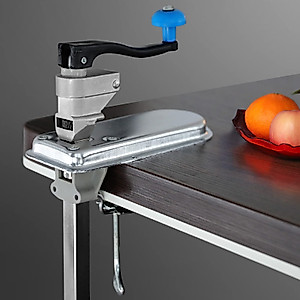 Commercial Can Opener, 18" Old Reliable Manual Can Opener with Plated Steel Base For Cans, Heavy Duty Industrial Can Opener,Screw Down Base, Ergonomic Handle (Manual Can Opener)