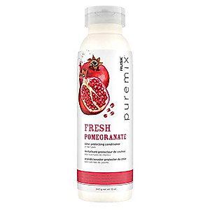 RUSK Puremix Fresh Pomegranate Color Protecting Trio Gift Set, Includes 12 oz. Shampoo, 12 oz. Conditioner, and 10 oz. Hairspray, Locks in Color, and Gives You Healthy, Glowing Hair