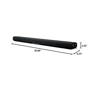 Yamaha SR-B30A Dolby Atmos Sound Bar with Built-in Subwoofers (Black)