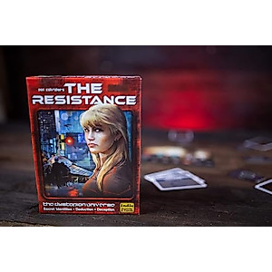 The Resistance Card Game - Social Deduction, Strategy, Bluffing, Negotiation, and Deception for Teens and Adults - Party Game for 5-10 Players Ages 13+ in 30 Minute Rounds by Indie Boards & Cards