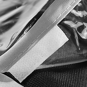 Troller Net, Waterproof All-Round PVC Stroller Rain Cover, Travel for Baby Protection Baby(EVA Half-Open Window rain Cover)