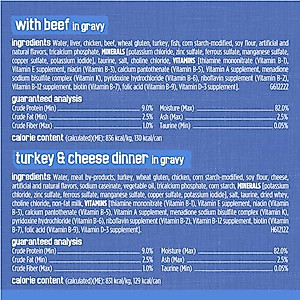Purina Friskies Gravy Wet Cat Food Variety Pack, Savory Shreds - (Pack of 32) 5.5 oz. Cans