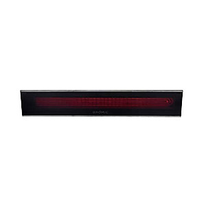 Bromic Heating BH0320005 Platinum Smart-Heat - 50 Inch 3400W Electric Outdoor Patio Heater, Voltage: 240, Finish Color: Black