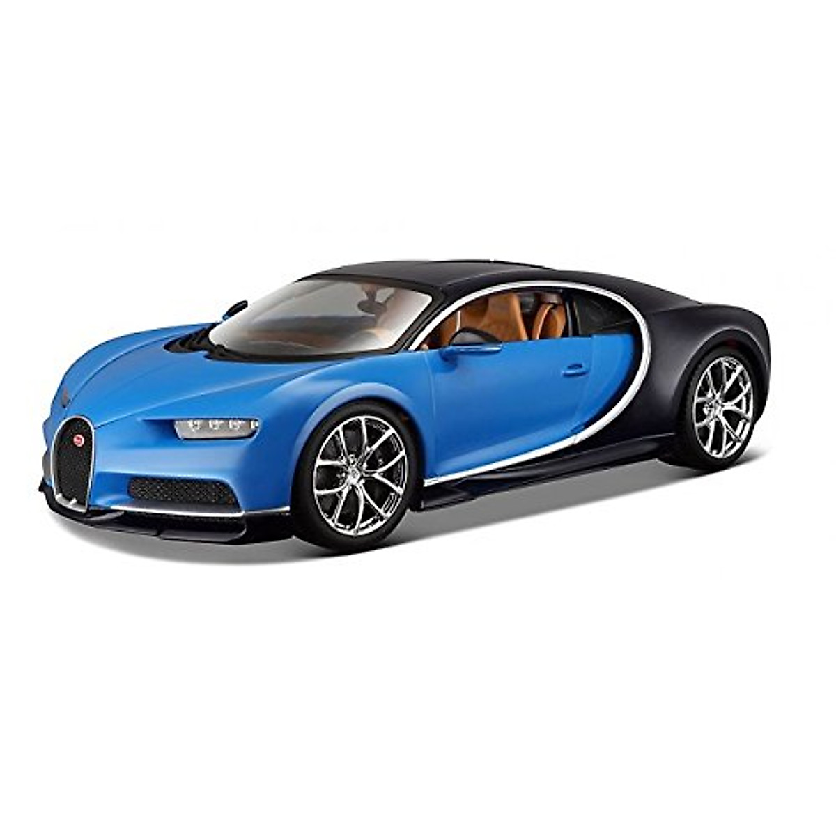 2016 Bugatti Chiron Blue 1/18 Diecast Model Car , unisex
