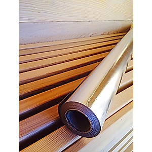 The Sauna Place Type C Aluminum Foil Single Sided Vapor Barrier Sauna Accessories (269 Square feet) Sauna Cover up to a 6' x 8' Sauna