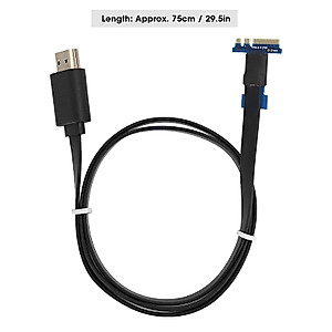 Kafuty-1 PCI-E HDMI Adapter Cable, NGFF M.2 A/E Key HDMI External Graphics Card Line Adapter, for Laptop Notebook(NGFF AKEY Interface Adapter Cable)