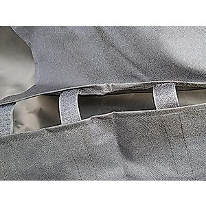 Grill Cover to Fit Medium Big Green Egg Medium Ventilated Black Big Green Egg Grills in Nests -Premium Products Brand - Waterproof - 2 Year no BS Warranty!