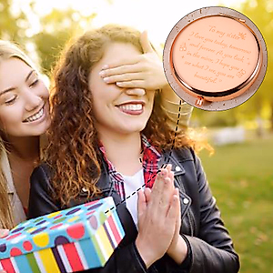 Sister Birthday Gifts from Sister Compact Mirror Valentines Day Stocking Suffers for Women Best Friends Friendship Graduation Easter Small Makeup Mirror from Little Big Sister Brother