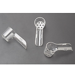 QICAITU 8 Pcs Electric Toothbrush Head Covers Compatible with Oral B Rotating Replacement Heads, Toothbrush Cap Convenient for Travel, Toothbrush Accessories to Keep Dust Away (8 Pcs/White)