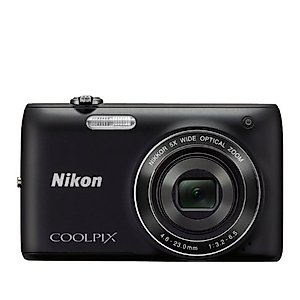 Nikon COOLPIX S4100 14 MP Digital Camera with 5x NIKKOR Wide-Angle Optical Zoom Lens and 3-Inch Touch-Panel LCD (Black)