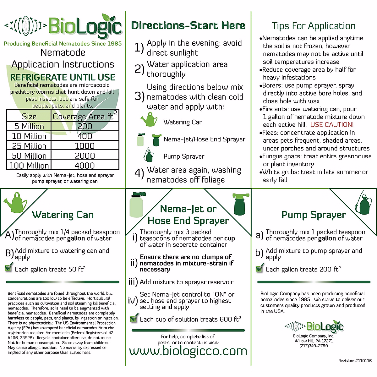 BioLogic Ecomask Beneficial Nematodes, 10 Million Steinernema carpocapsae (Sc) Nematodes for Natural Flea Control Plus Easy to Use Hose End Sprayer (Value Pack)