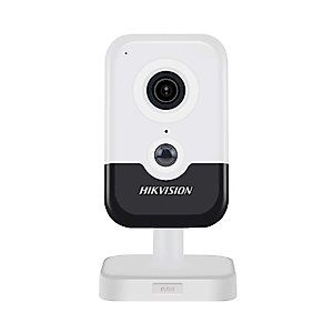 Hikvision 4MP PoE Cube Camera DS-2CD2443G0-IW, 2.8mm Lens with Build in Mic&Speaker, WiFi，Up to 128 GB SD Slot，Replacement Model for DS-2CD2442FWD-IW