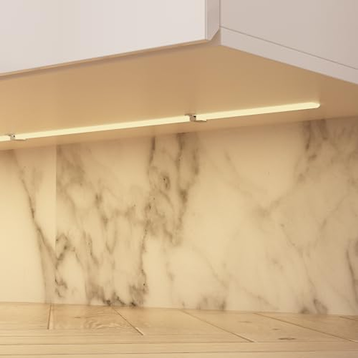 AIEGLE Floating TV Stand Wall Mounted, Non-Glossy Entertainment Center with 3 Drawers & 16-Color LED Lights, Modern TV Cabinet Console Shelf, White 63" W