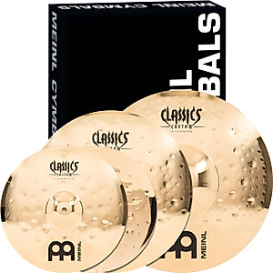 Meinl Cymbals CC-EM480 Classics Custom Extreme Metal Cymbal Box Set Pack with 14" Hi Hat, 18" Crash, 20" Ride (VIDEO)