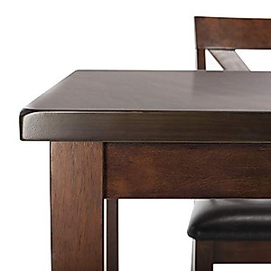 Safavieh Home Collection Everest 3 Piece Pub Set Mahogany and Black