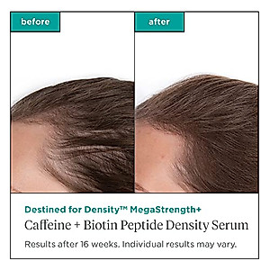 Briogeo Destined For Density MegaStrength + Caffeine + Biotin Peptide Density Serum | Increases Hair Thickness and Density, Fast-Absorbing & Non-Greasy | Vegan, Phalate & Paraben-Free | 1.5 Ounces