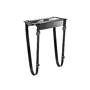 Monoprice Computer Case CPU Tower Holder - Low Profile Under Desk Mount, Supports Up to 22 Lbs, Horizontal or Vertical Mounting, Designed for Use with Sit-Stand Desks - Workstream Collection