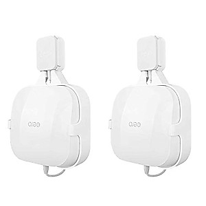 Koroao Outlet Wall Mount Holder Only for eero Pro 6 tri-Band mesh Wi-Fi 6 System - eero Pro 6 Wall Mount Bracket by Koroao - Smart and Convenient Cable Arrangement(2-Pack)